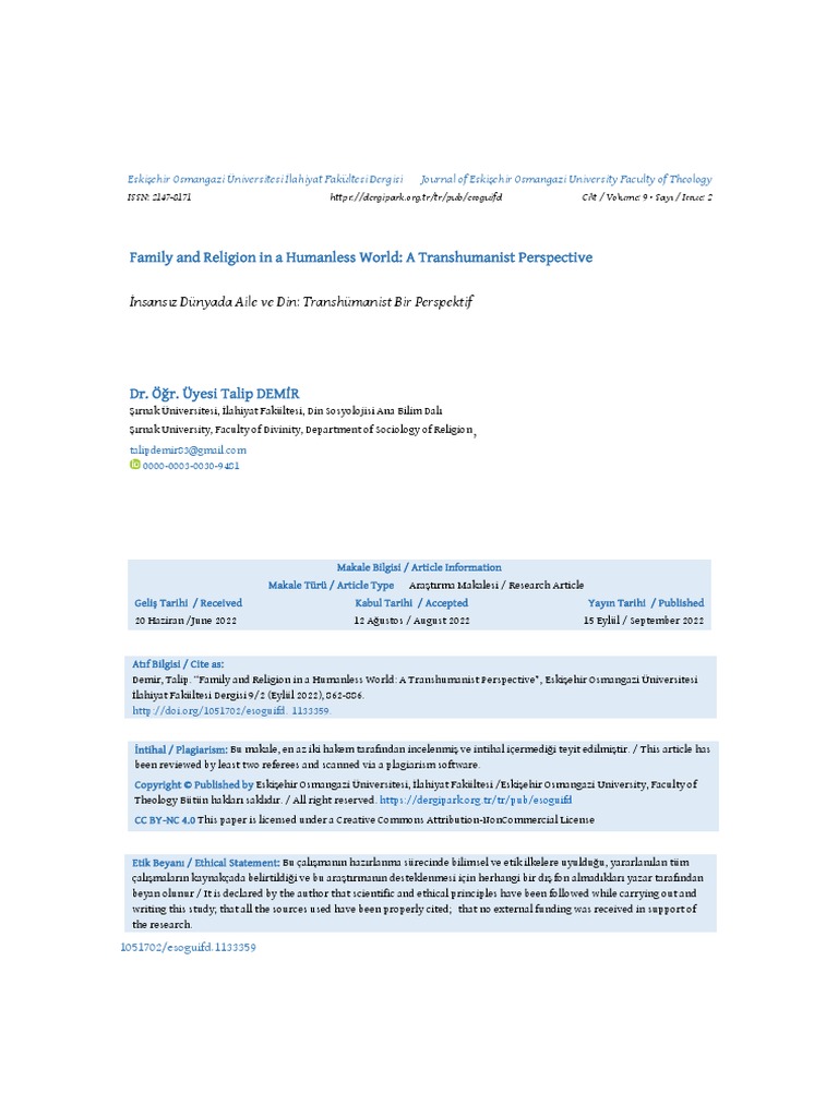 10 51702-Esoguifd 1133359-2497235 | PDF | Transhumanism | Family