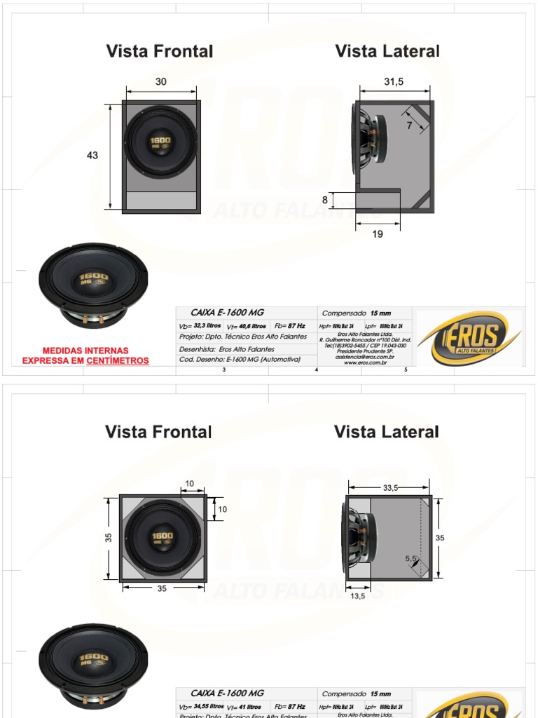 Projeto Caixa E-1600 MG Automotiva | PDF