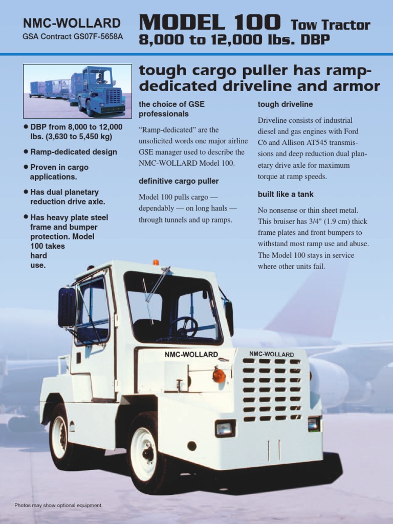 File - 1784 - Push Back Cargo Tractor Model-100 ... - Aeroservicios ...