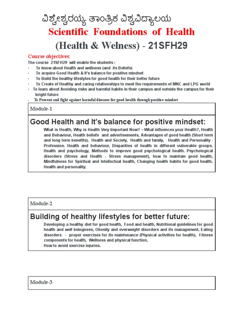 Scientific Foundations of Health | Download Free PDF | Mental Health ...