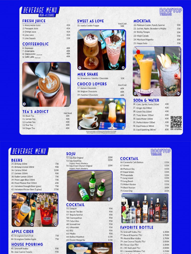 Menu Rooftop 2022 | PDF