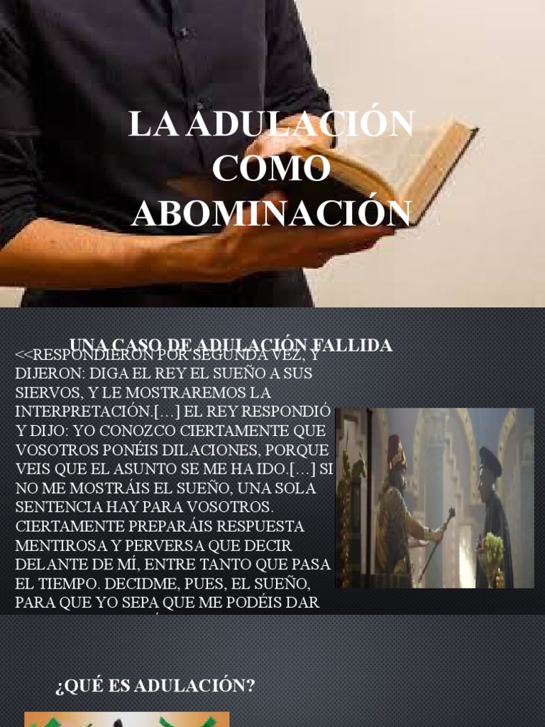 La Adulación: Un Peligro Espiritual | PDF | Religión y espiritualidad