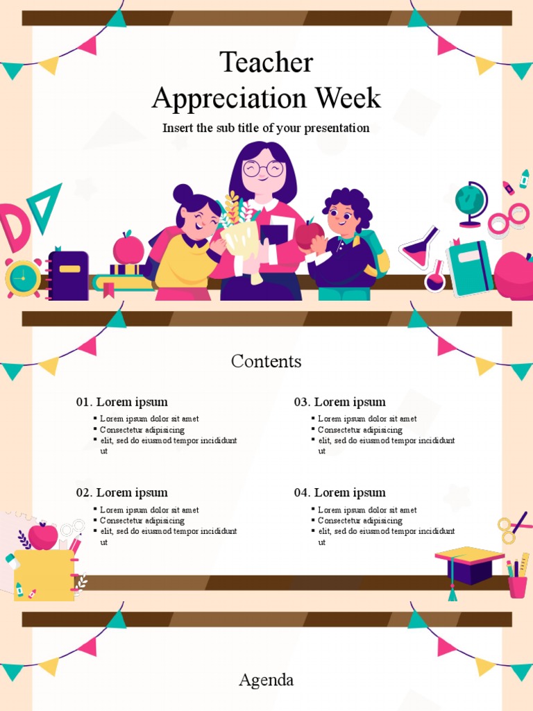 Teacher Appreciation Slides Template | PDF | Icon (Computing) | Computing