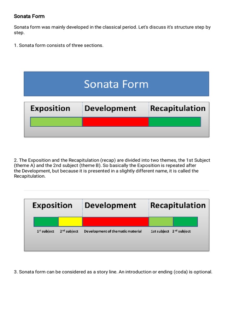 Sonata Form | PDF