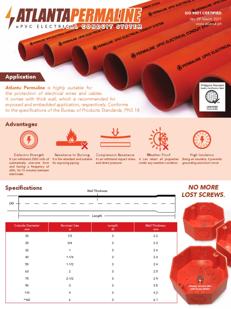 Atlanta Insulation Product Specifications | PDF | Insulator ...