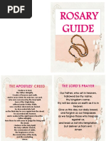 Block Rosary Prayer Guide | PDF | Mary, Mother Of Jesus | Rosary