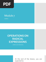 Performs Operations On Radical Expressions | PDF | Learning | Teachers