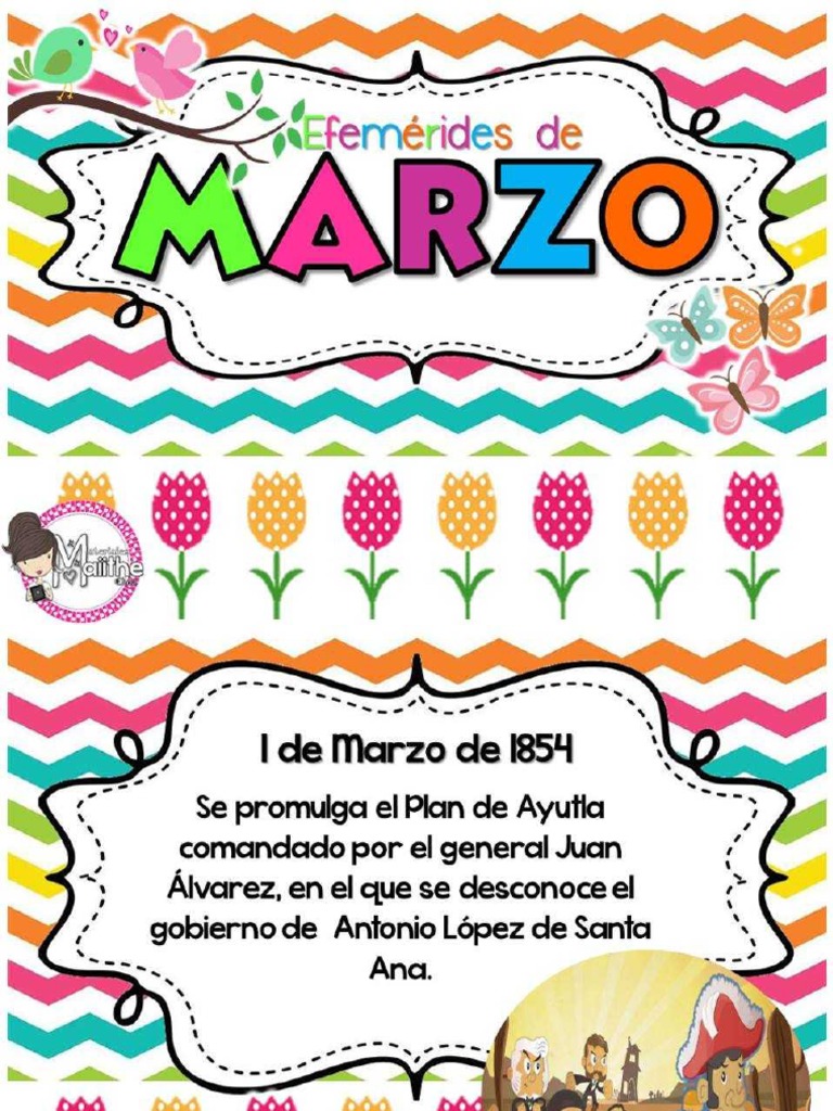 ??efemerides Del Mes de Marzo-1 | PDF