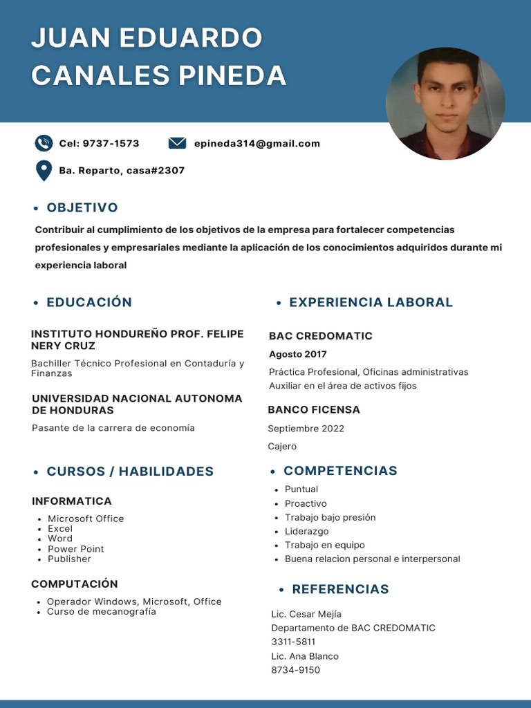 CURRICULUM VITAE JUAN CANALES | PDF
