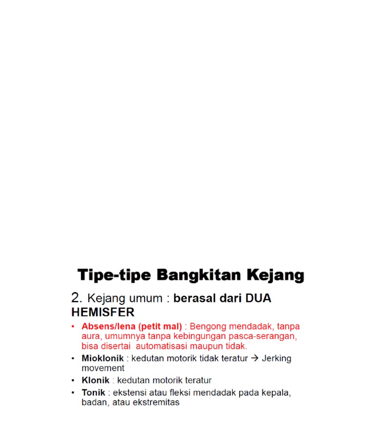 Kejang Umum | PDF