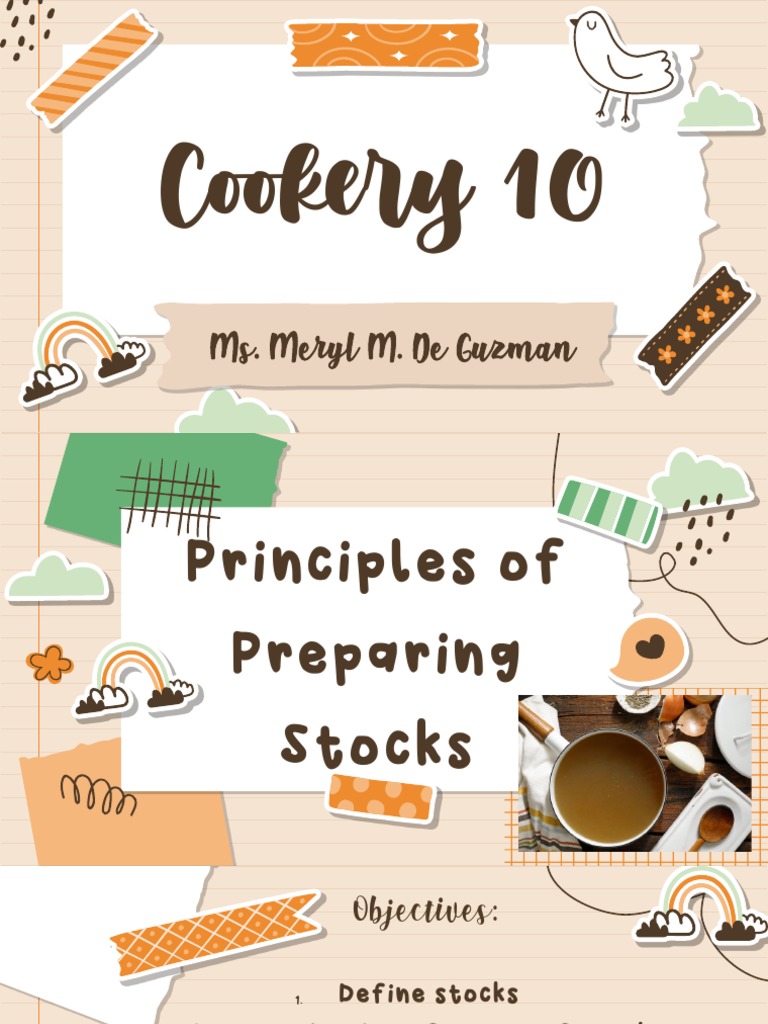 Essential Guide to Preparing Stocks | PDF | Stock (Food) | Cooking
