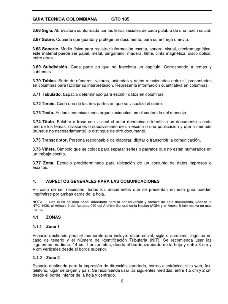 Aspectos Generales para Las Comunicaciones | PDF | Documento