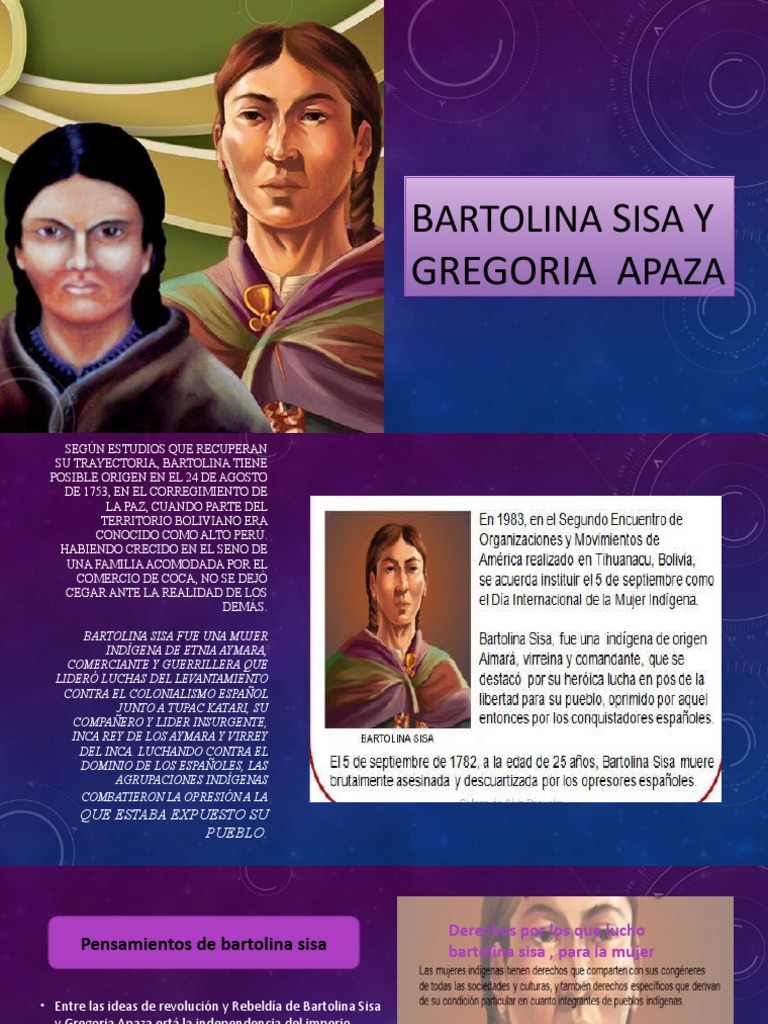 Bartolina Sisa y Gregoria Apaza | PDF