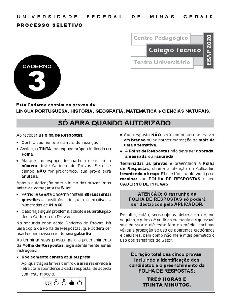 COLTEC 2020 - Caderno 3 | PDF | Europa | Brasil