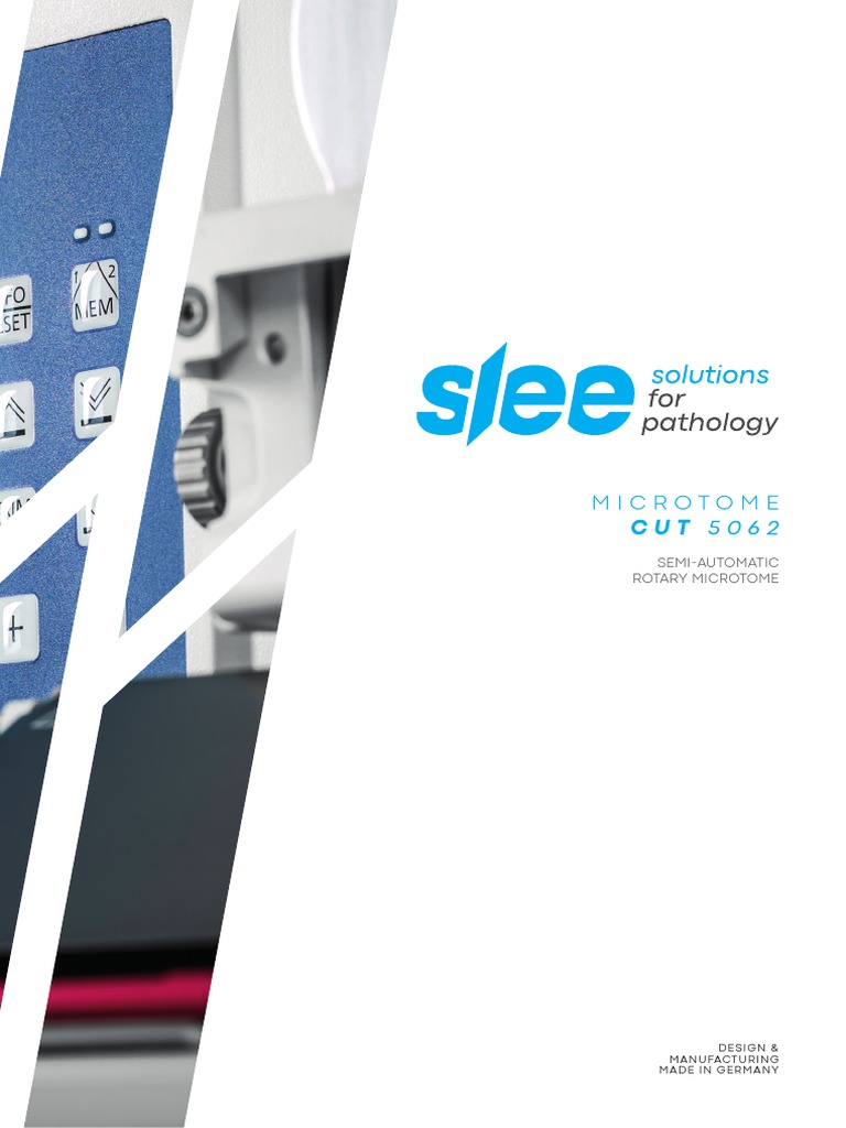 CUT 5062 Semi-Automatic Microtome | PDF | Knife | Blade