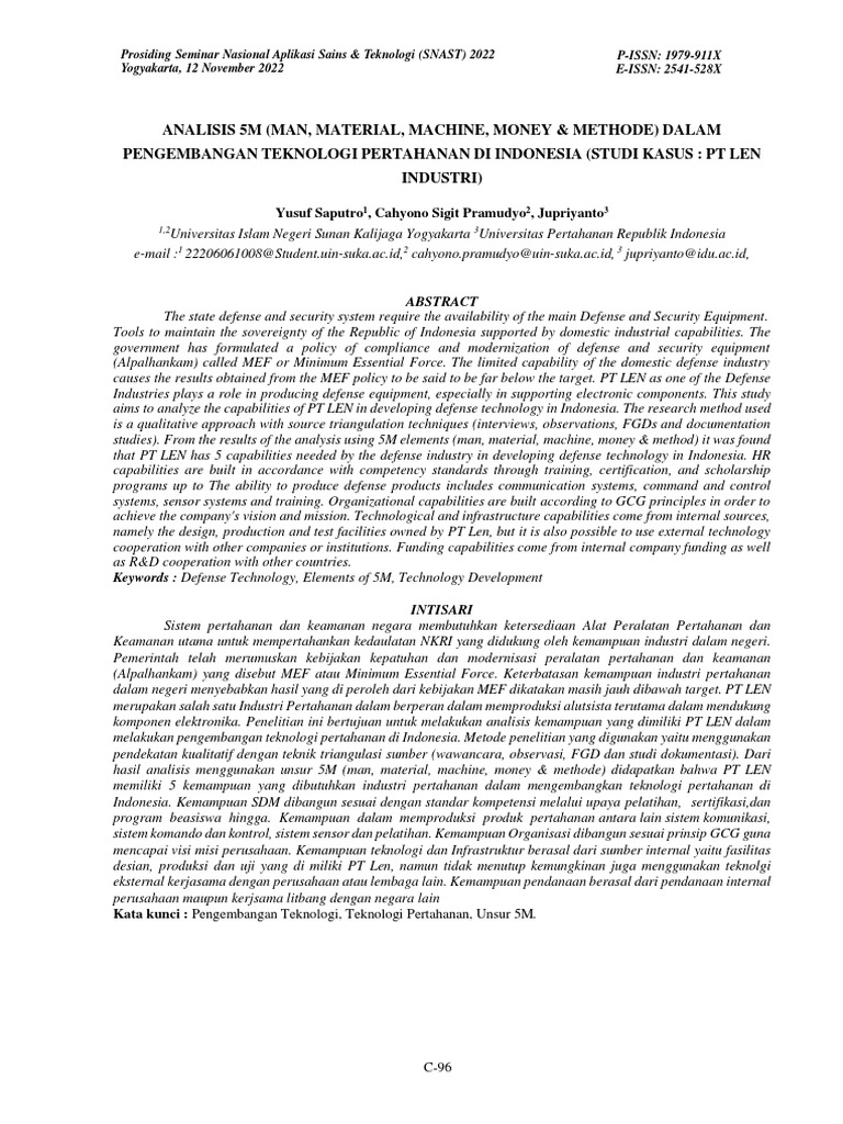 c96 103 5510 Analisis 5m Man Material Machine Money Methode Dalam ...