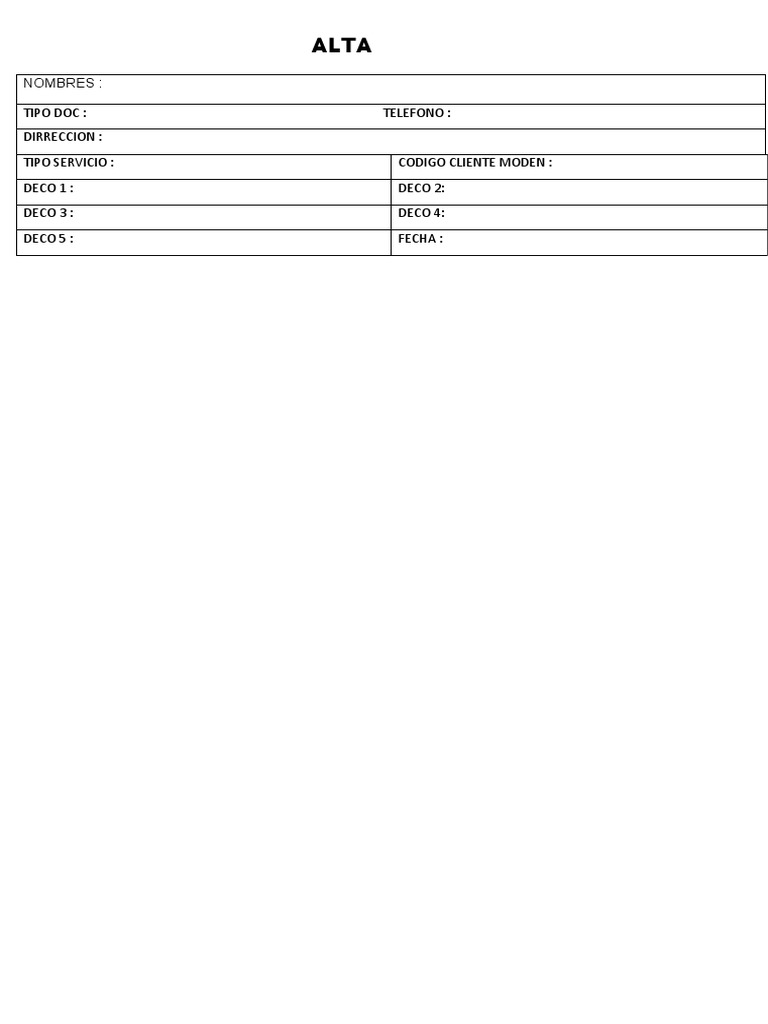 Alta | PDF