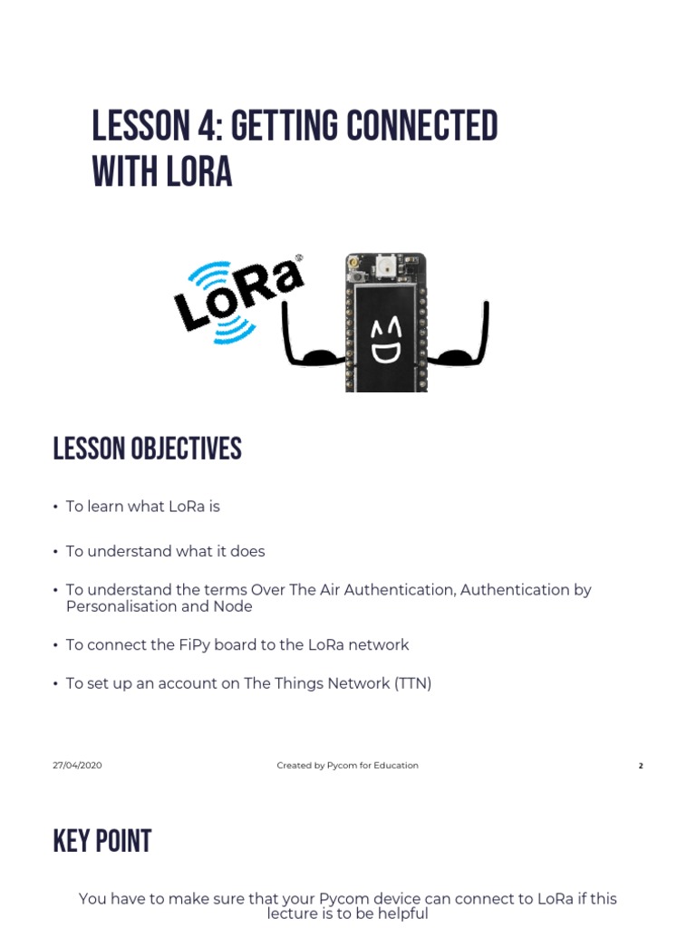 Connecting Smartphones with LoRa | PDF | Computer Network | Service ...
