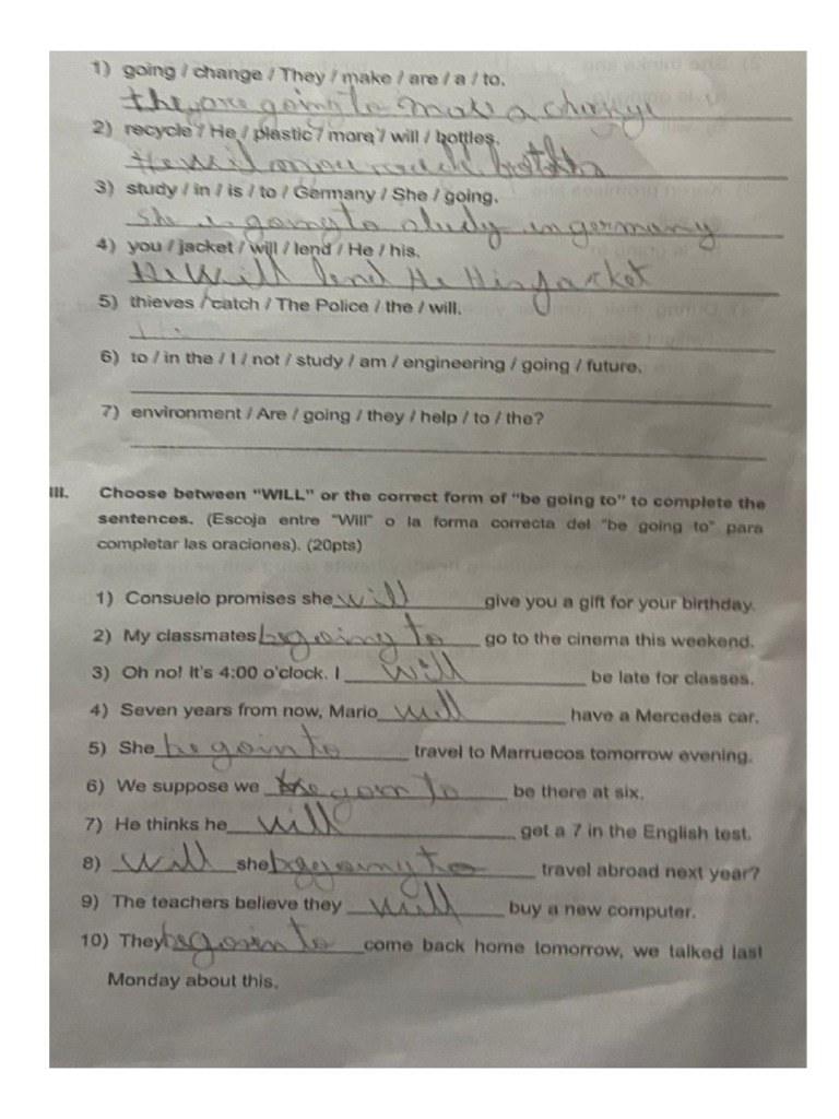 Prueba de Ingles | PDF