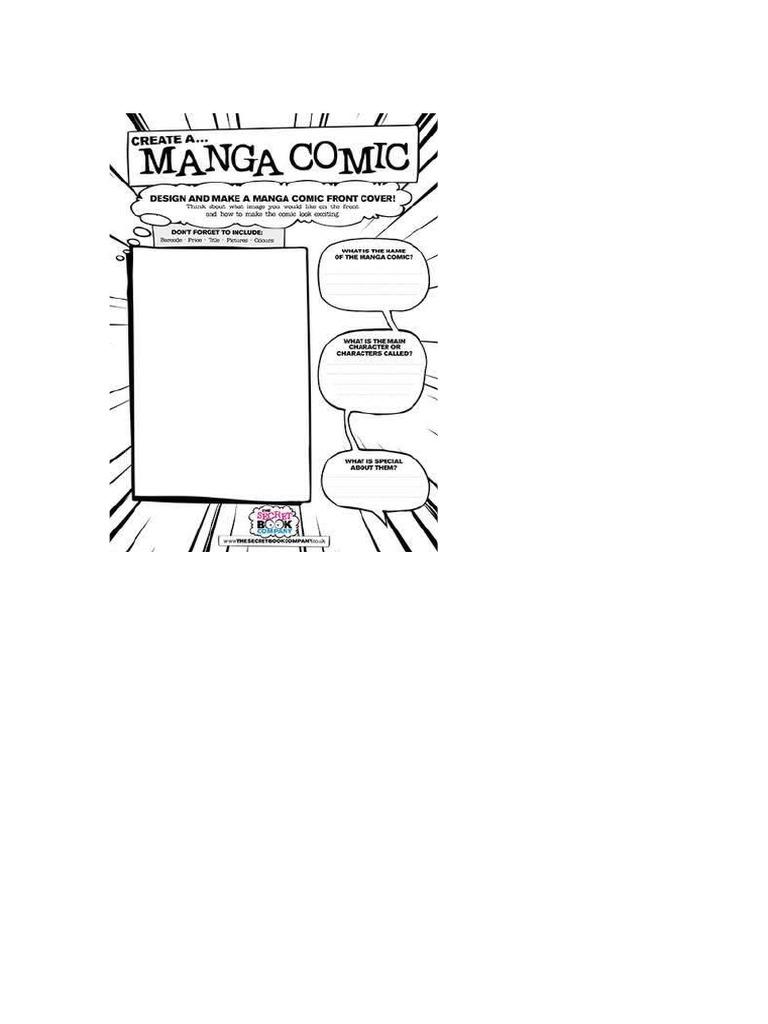 Create A Manga Comics Cover | PDF