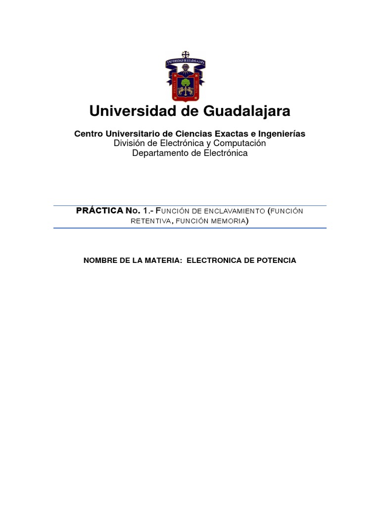 Practica 1 Pdf Electrónica Corriente Eléctrica