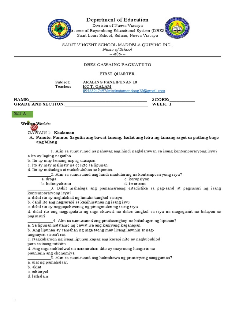 Apan 10 - Updated Las | PDF