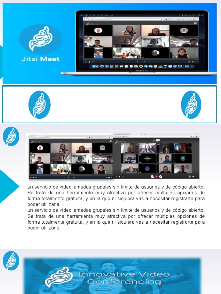 Plataforma Jitsi Meet | PDF | Software de la aplicacion | Servidor (Computación)