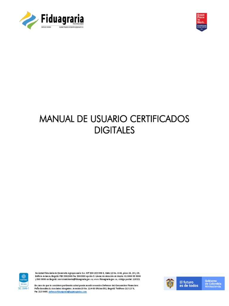 Manual Actualizado Certiweb 2021 | PDF | Telecomunicaciones | Comunicación
