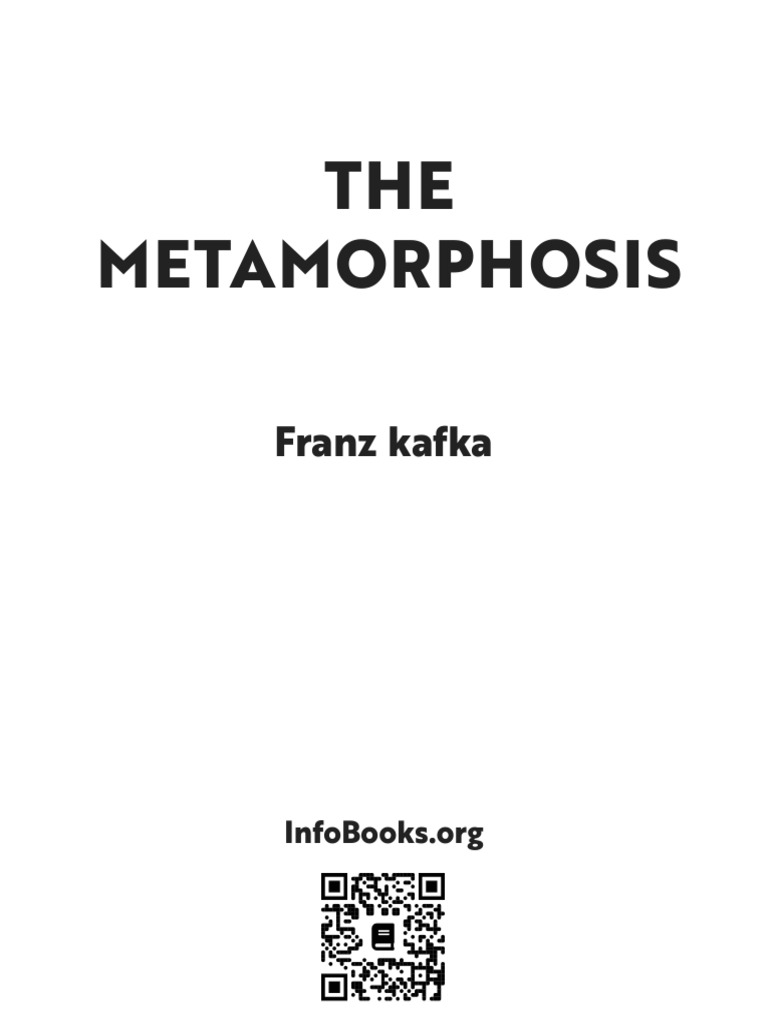 The Metamorphosis Franz Kafka | PDF | The Metamorphosis