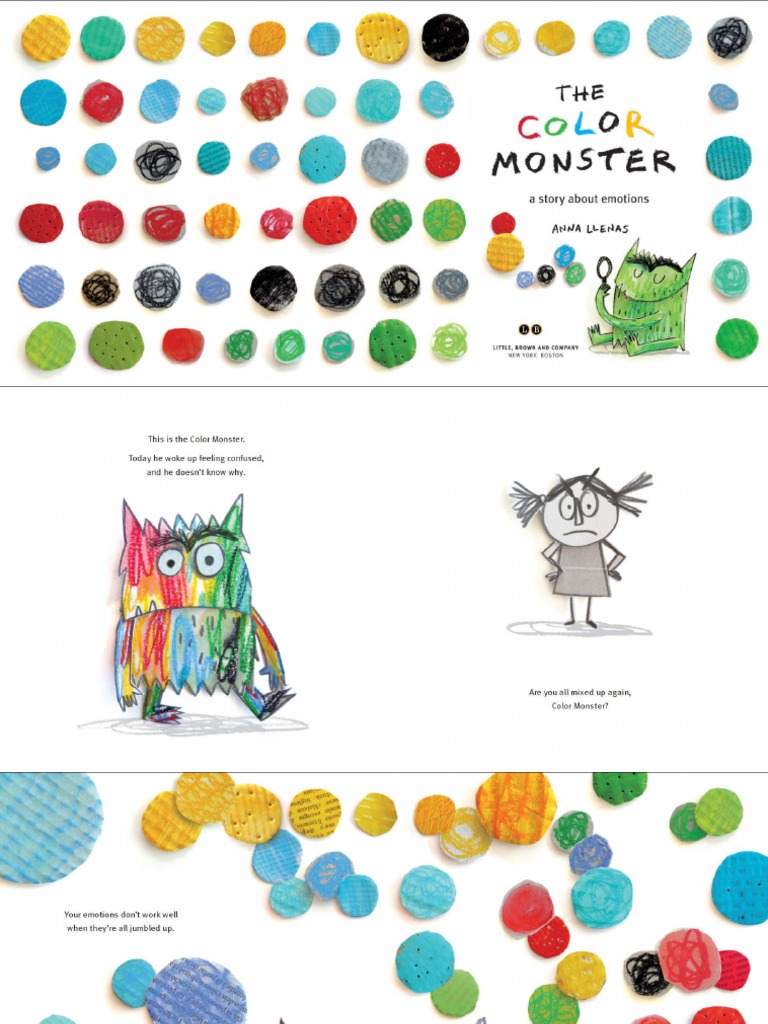 The Color Monster A Story About Emotions Anna Llenas | PDF