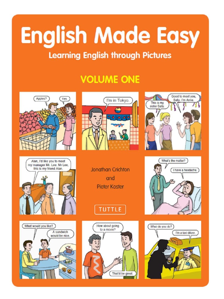 English Made Easy Learning English Through Pictures, Volume 1 | PDF | Language Education | Cognition
