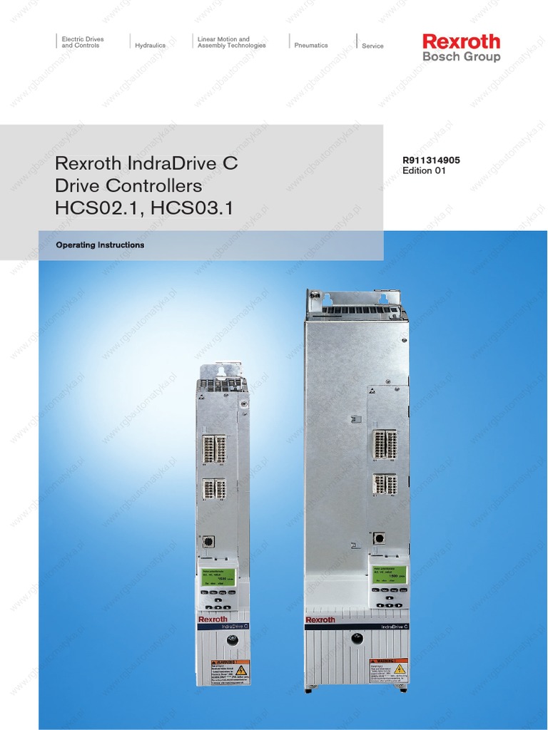 Hcs02.1e W0054 Indra Drive C Rexroth Manual | PDF | Computer Data Storage | Relay