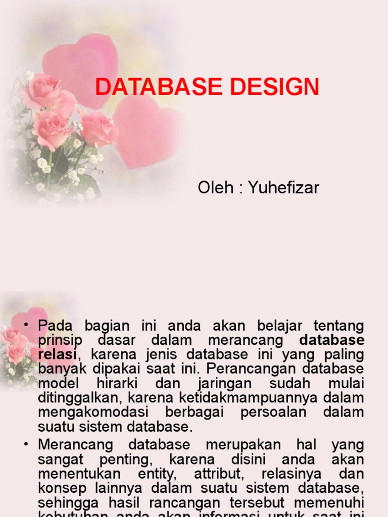 Perancangan Database | PDF Perancangan Database | PDF