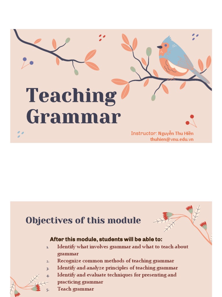Teaching Grammar | PDF | Grammar | Learning