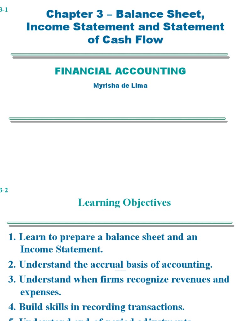 Day 4 Income Statement and Statement of Cash Flow | PDF | Debits And Credits | Expense