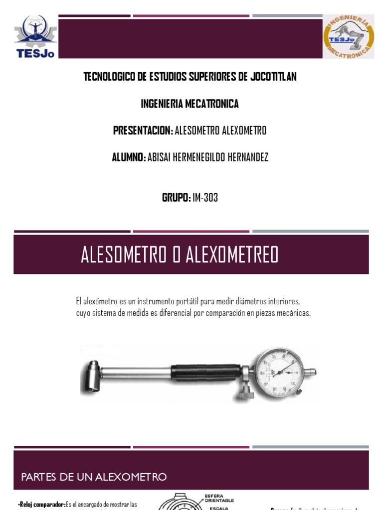 ALEXOMETRO | PDF | Reloj | Medición