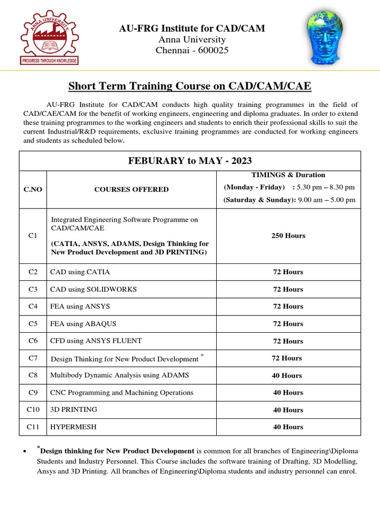 CAD/CAM Training for Engineers | PDF | Engineering