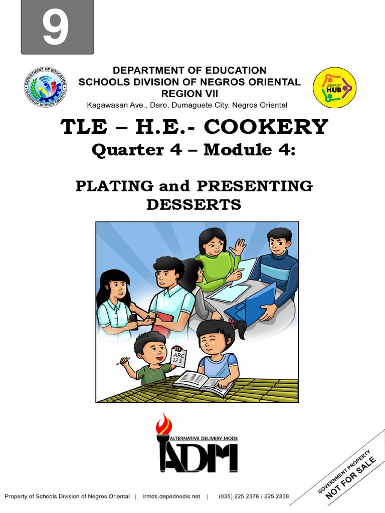 He Cookery-G9 q4 Module 4 | PDF | Custard | Desserts