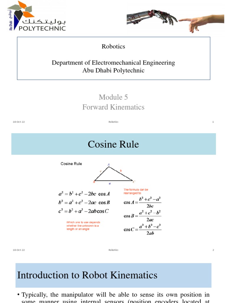 Chapter 5 - Lecture Notes (Kinematics) - Part1 | PDF | Mechanics ...