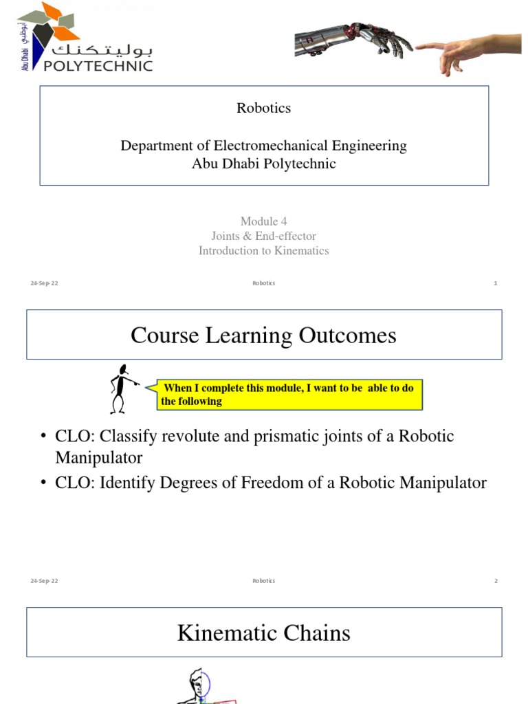 Chapter 4 Lecture Notes (Joints & End-Effector) - 02 Jun | PDF ... Chapter 4 Lecture Notes (Joints & End-Effector) - 02 Jun | PDF ...