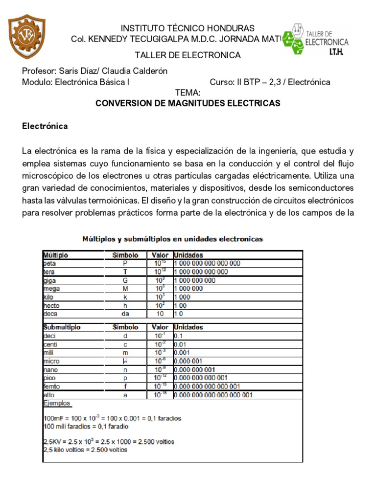 ELECTRONICA I (1ra) | PDF | Electrónica | Ingenieria Eléctrica