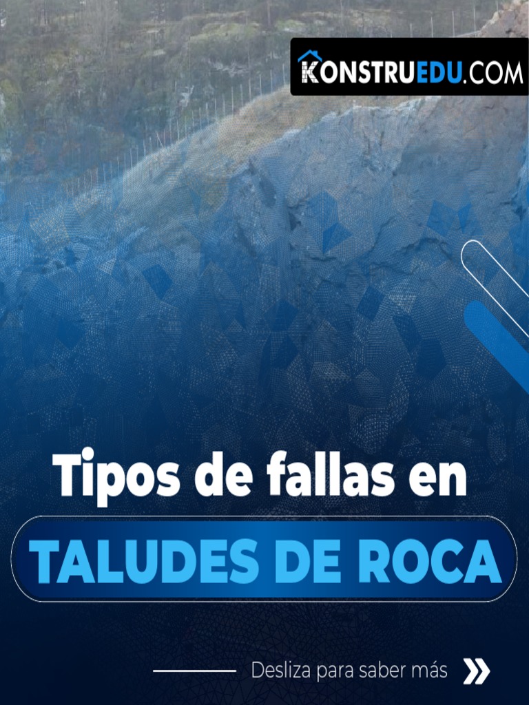 Tipos de Fallas en Taludes de Roca | PDF