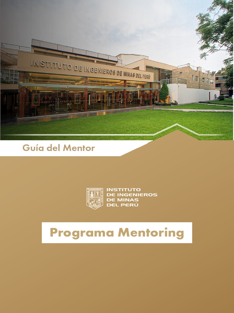 GUÍA DEL MENTOR - Programa Mentoring | PDF | Aprendizaje | Planificación
