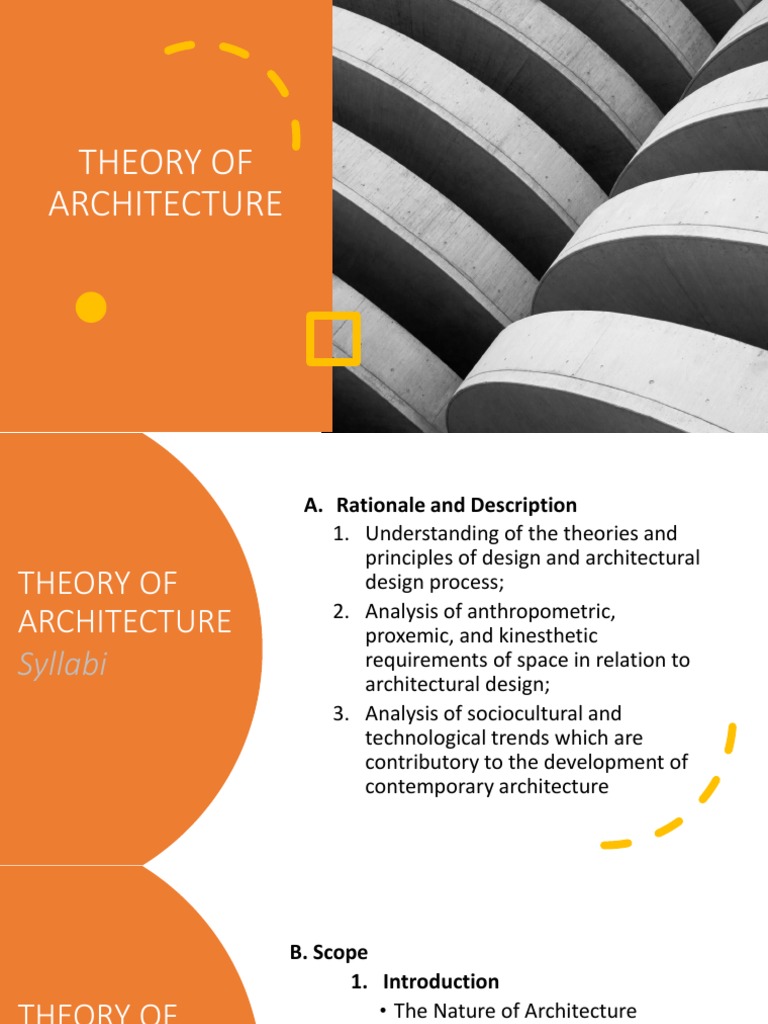Theory of Architecture | PDF | Space | Symmetry