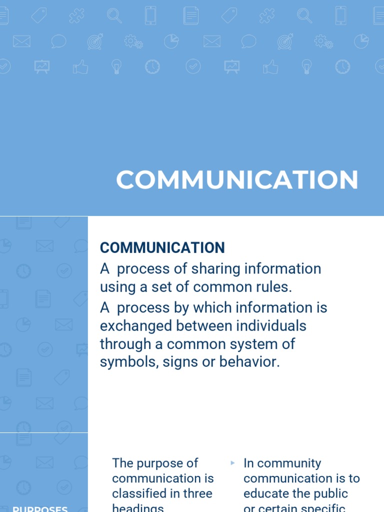 Communication | PDF | Communication | Nonverbal Communication