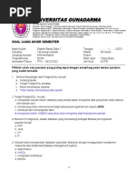 Soal Uts Sistem Basis Data | PDF