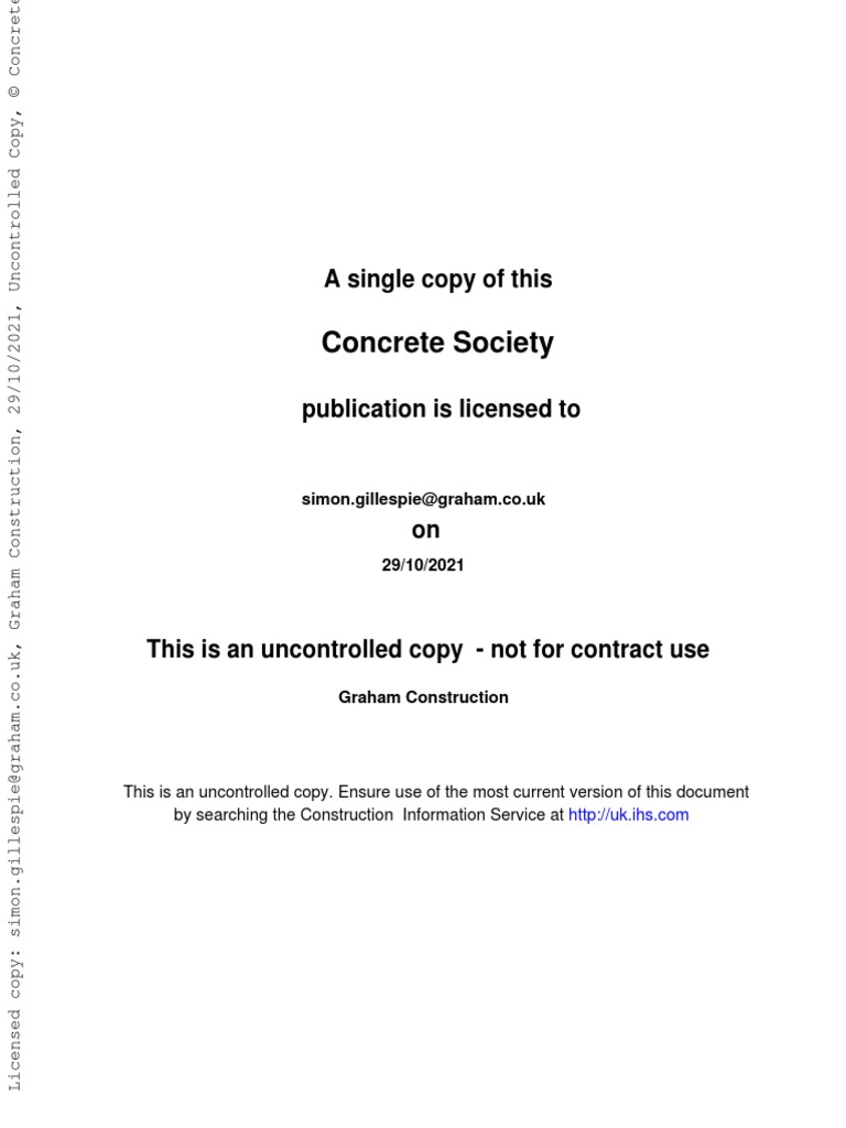 Guide To Flat Slab Formwork and Falsework (P. F. Pallett) | PDF ...