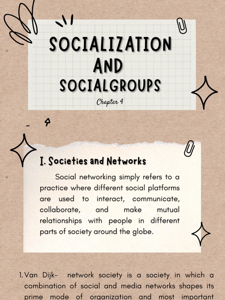 Chapter 4 Socialization and Social Groups | PDF | Socialization ...