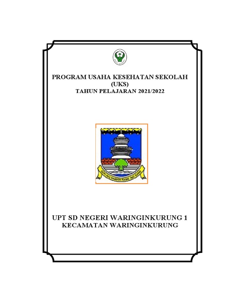 Contoh Program UKS UPTD SDN 3 Malati | PDF | Pengembangan Diri
