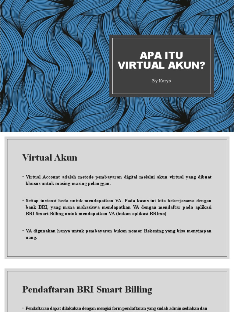Panduan Virtual Akun untuk Mahasiswa | PDF | Bisnis